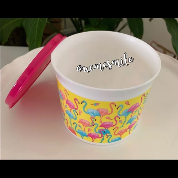 Tupperware | Kitchen | Tupperware Flamingos Round Nesting Storage ...